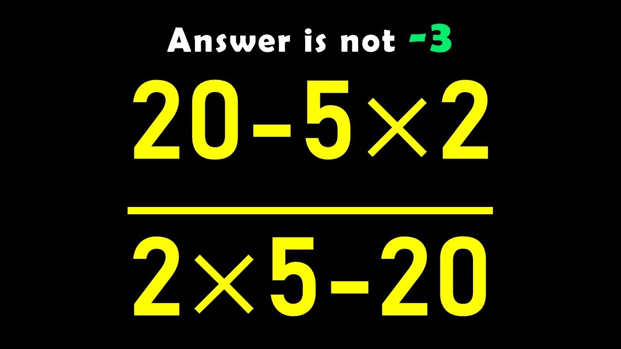 This Simple Math Mistake Fools Everyone Youtube