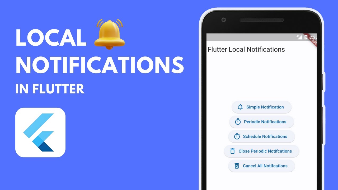 Mastering Flutter Local Notifications Step By Step Tutorial Youtube