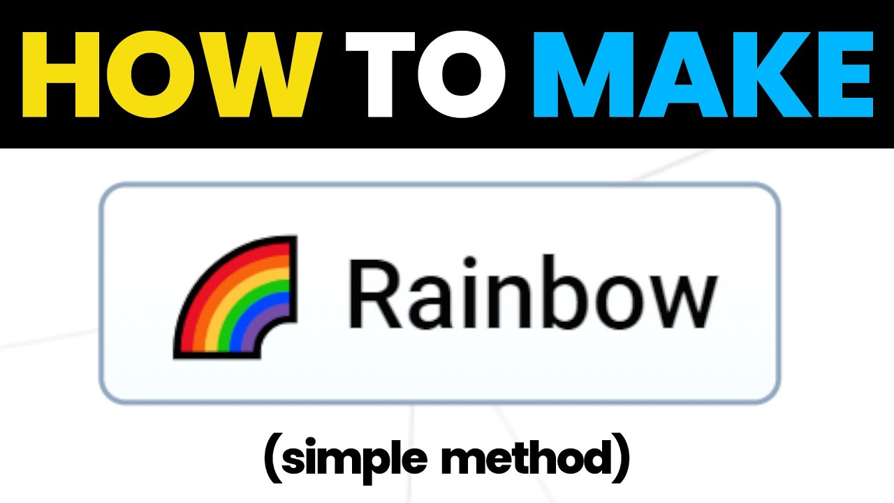 How To Make A Rainbow In Infinite Craft Simple Guide Youtube
