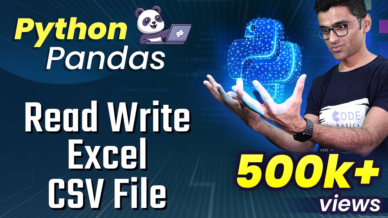 Python Pandas Tutorial 4 Read Write Excel Csv File Youtube