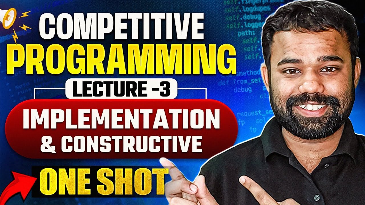 Lecture 3 Implementation And Constructive Algorithms Competitive