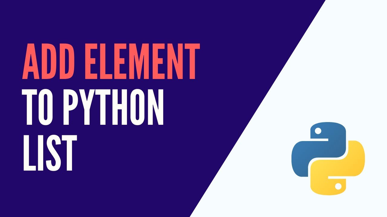Python Add Element To List Append Insert Extend Youtube