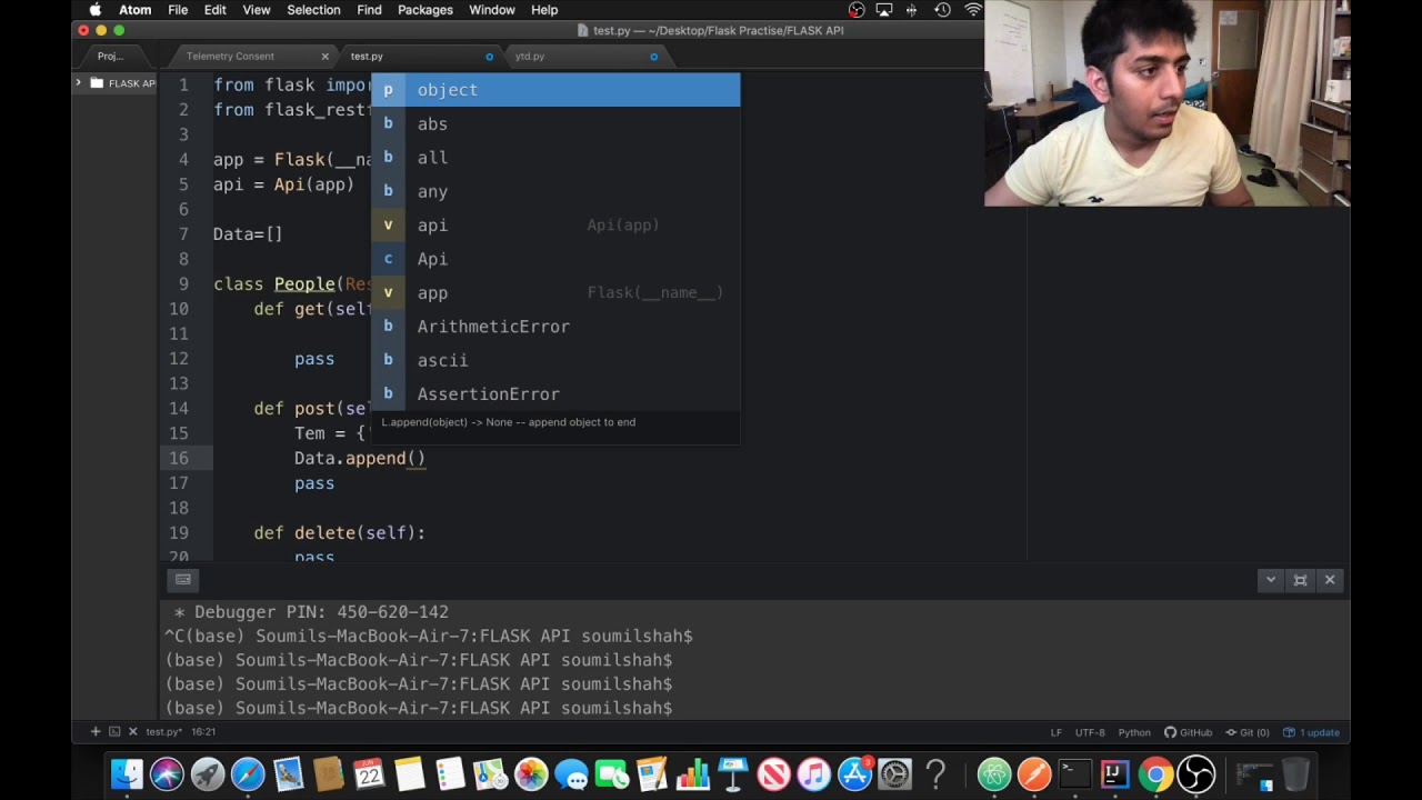 Python Flask Rest Api Get Put Post Part 2 Youtube