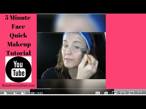 Kim S Beauty Bizz 5 Minute Face Makeup How To Tutorial Video