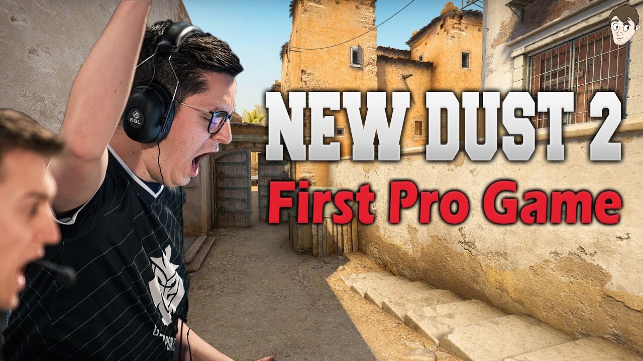New Dust 2 S First Professional Match How It Played Out Youtube