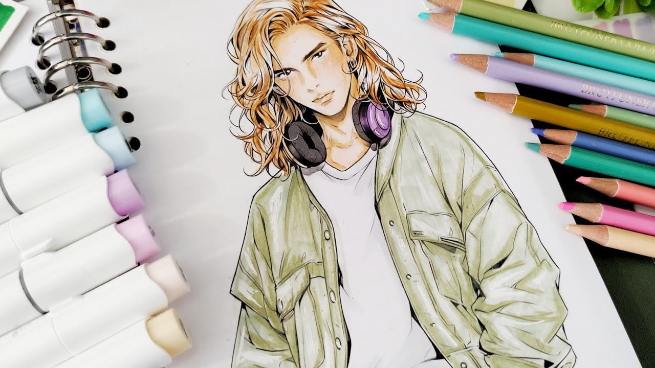 Ohuhu Markers Illustration Easy Tutorial Youtube