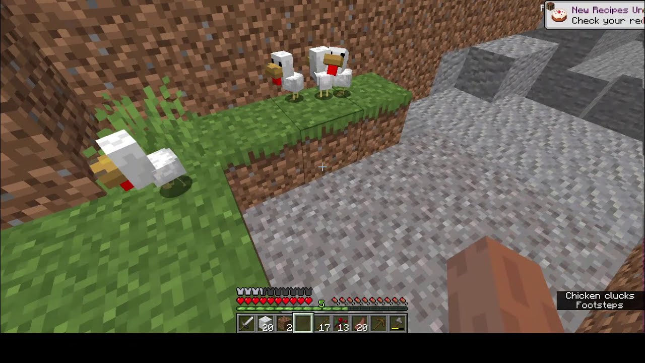 Spawning 4 Chickens With A Single Egg In Minecraft Youtube