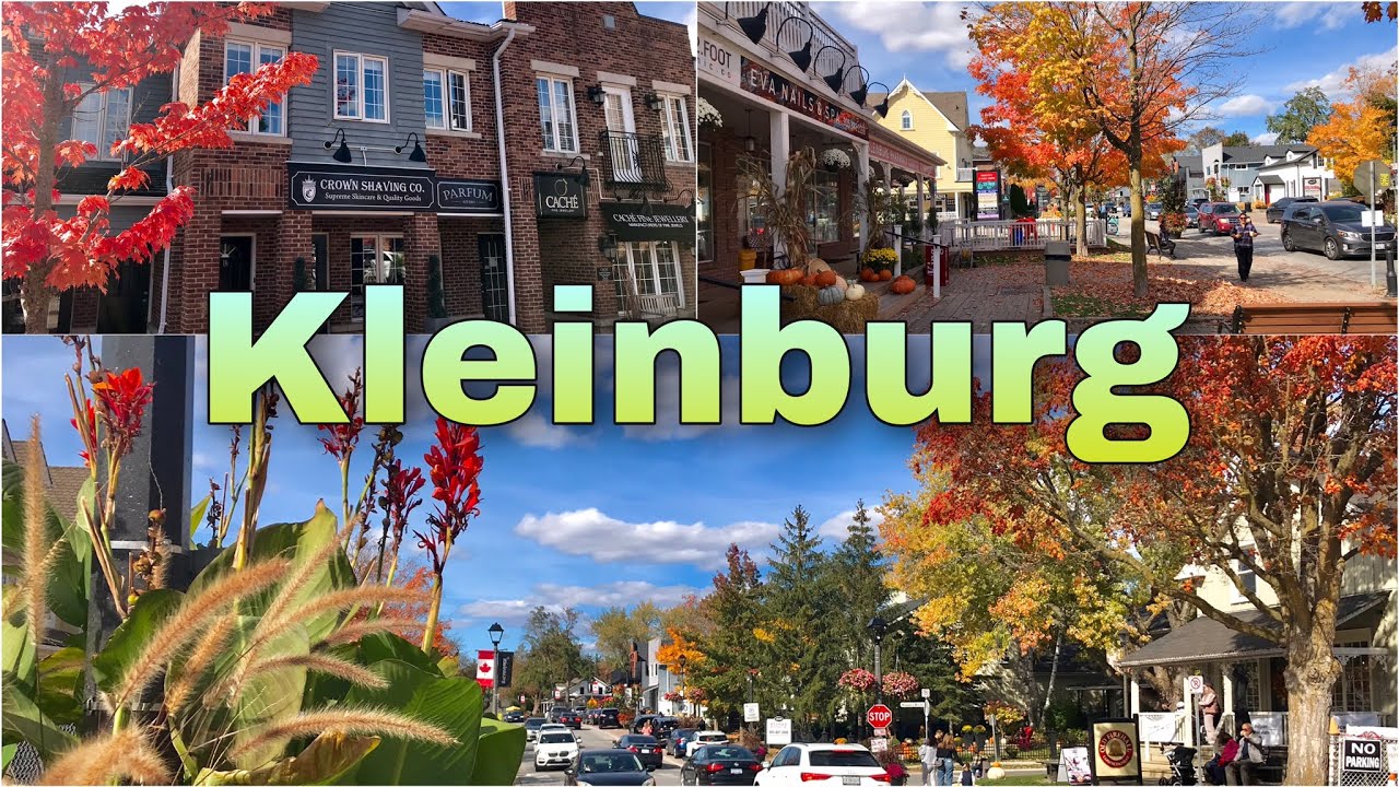 4k рџ ёрџ Kleinburg Ontario 4k Walking Tour Cozy And Colourful