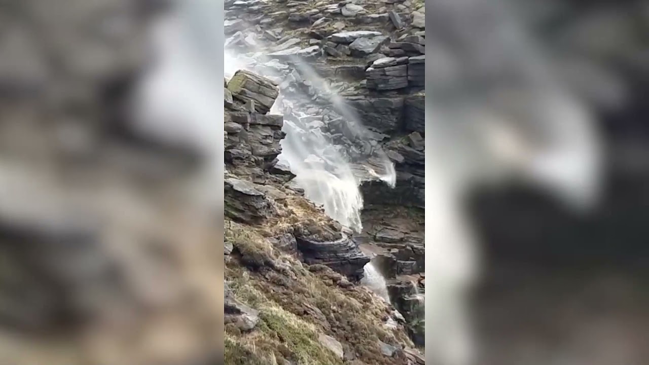 Reverse Waterfall Flows Backwards Youtube