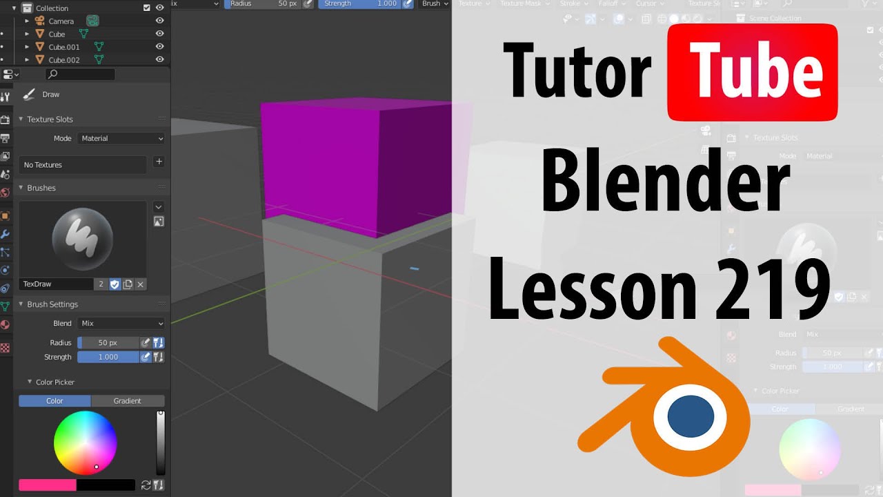Blender Tutorial Lesson 219 Blender Demo Files Youtube