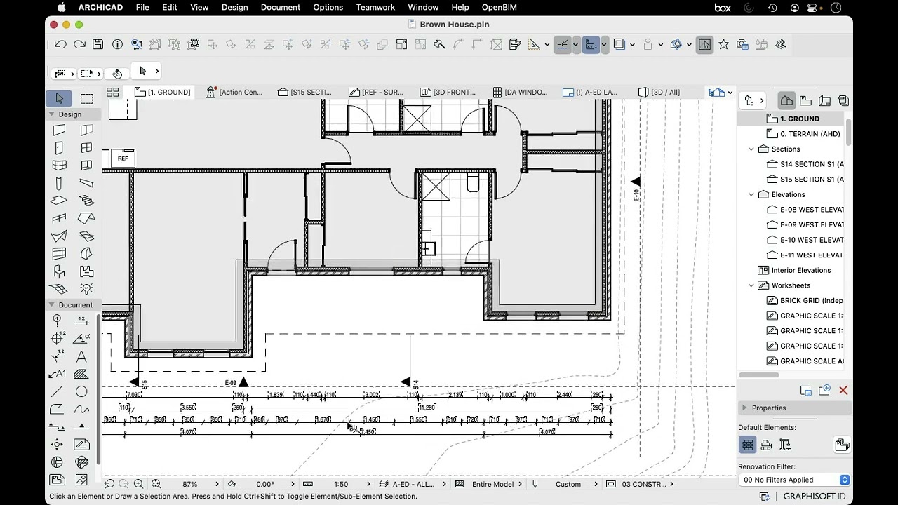Archicad 25 Dimension Editing Youtube
