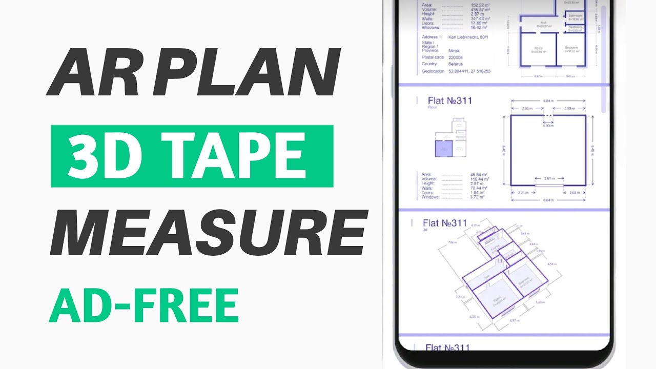 Best Free Ar Plan 3d Measure App For Android Youtube
