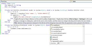 Two Dimensional Array In Visual Basic Vb Net Array Variables Automate