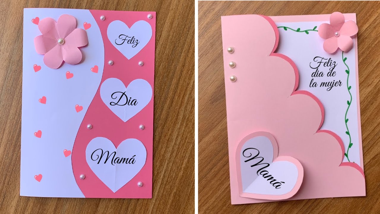 Tarjeta Con Ideas Para Regalar En El Día De La Madre Manualidades