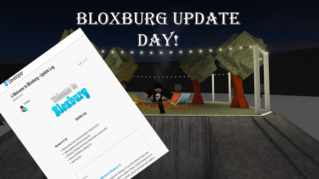 Bloxburg Update Day Youtube