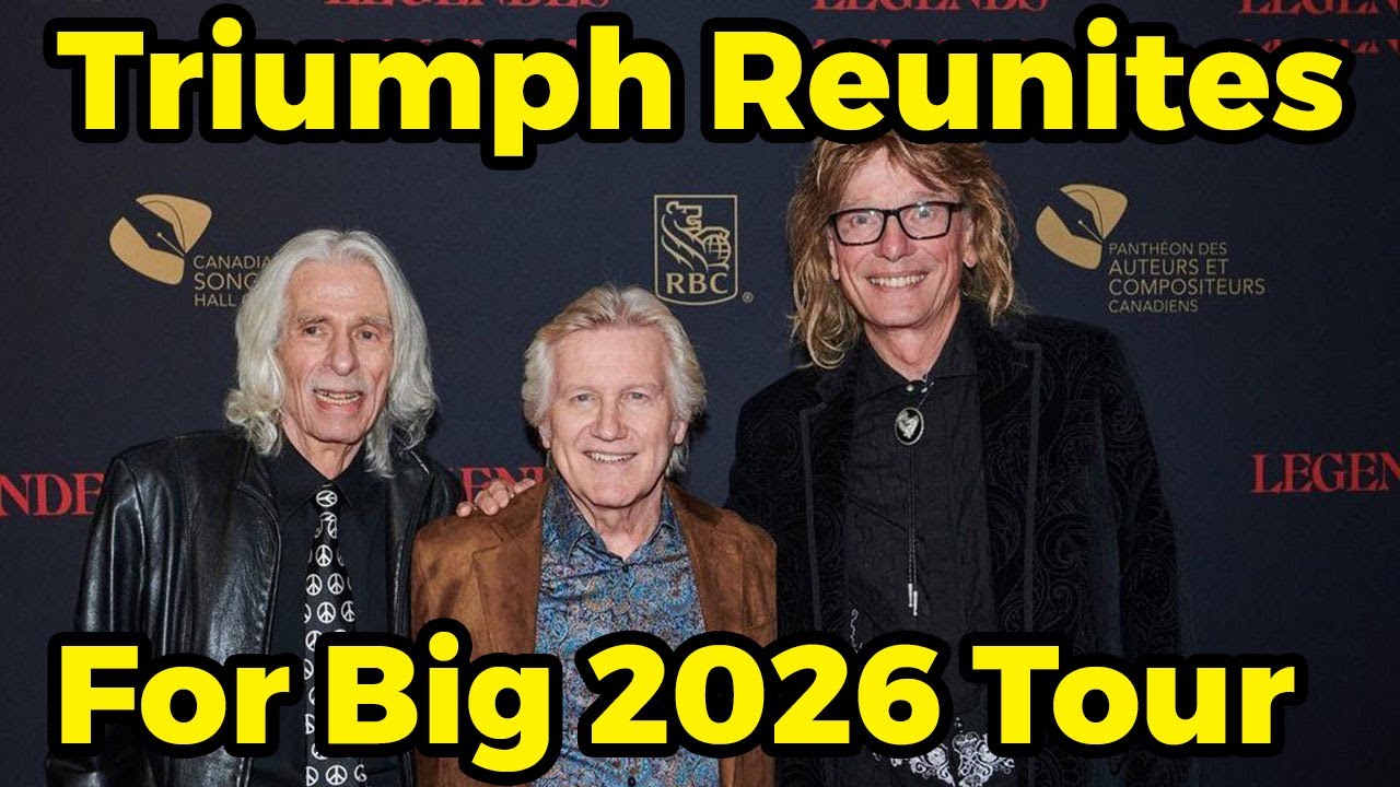 Triumph Reunites And Announce Big 2026 Tour Youtube