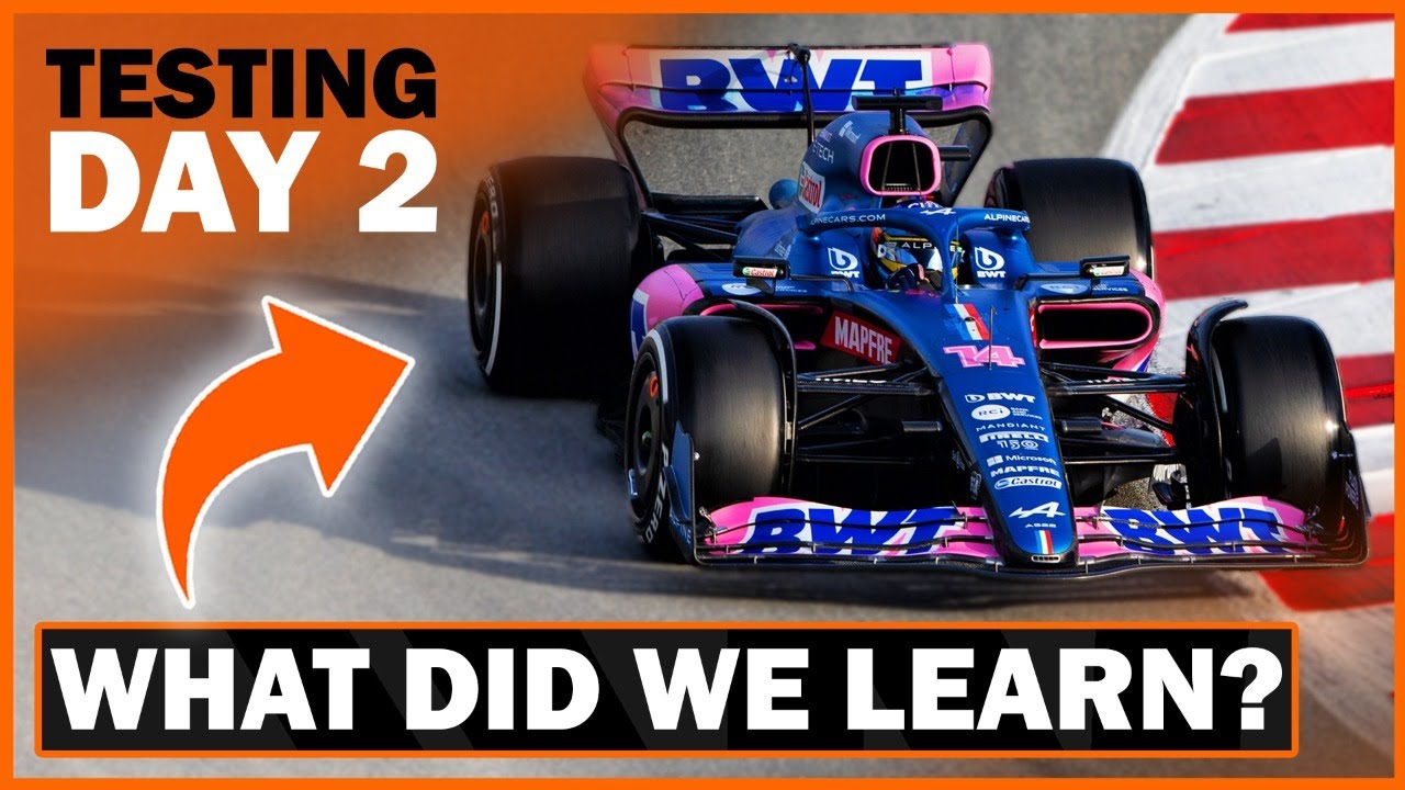 What Did We Learn From Day 2 Of F1 Testing Youtube