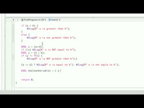 Objective C Tutorial Lesson 5 Part 2 Xcoding Decisions In Your Code
