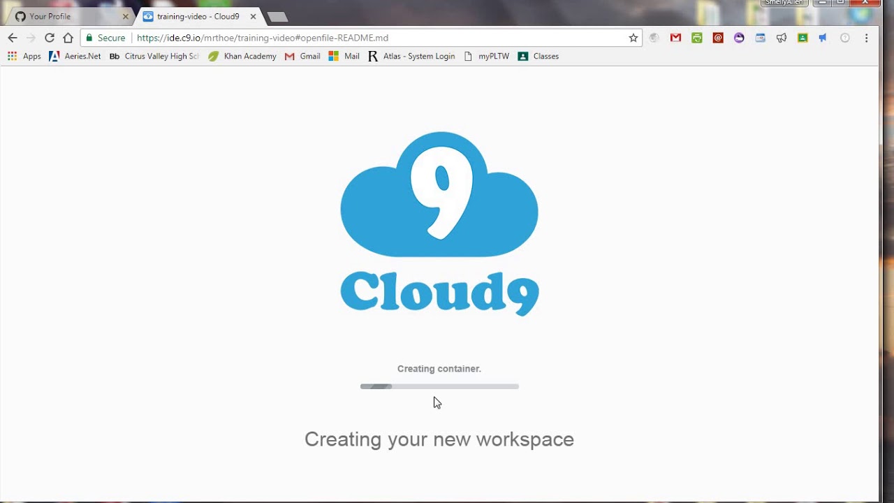Connecting Github To Cloud 9 Youtube