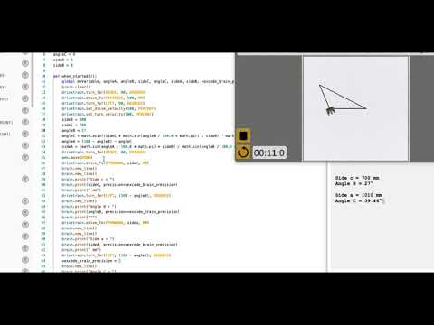 Solving Ssa Triangles Python Vexcodevr Youtube