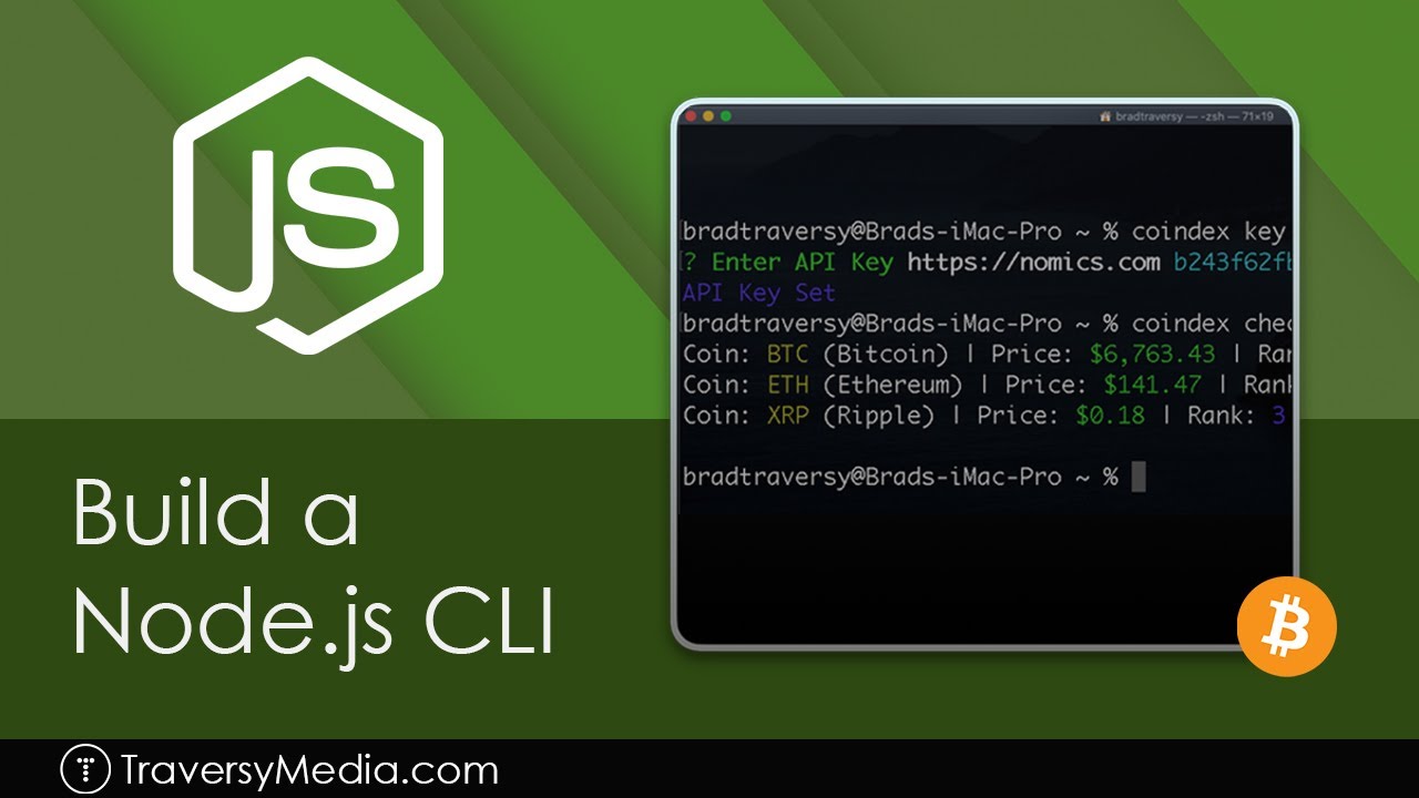 Node Js Cli For Cryptocurrency Prices Youtube