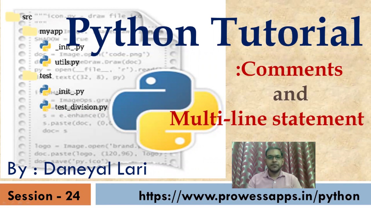 24 Python Tutorial For Beginners Comments In Python Multi Line
