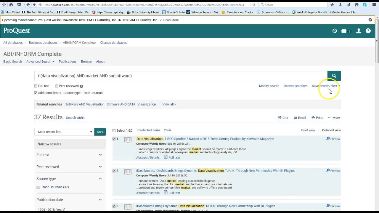 Abi Inform Research Matfivw