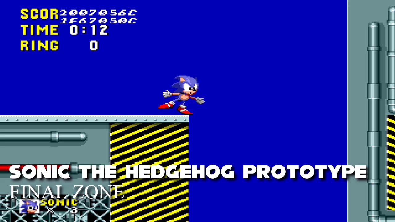 Sonic 1 Prototype Ost Final Zone Unused Não Utilizada Youtube