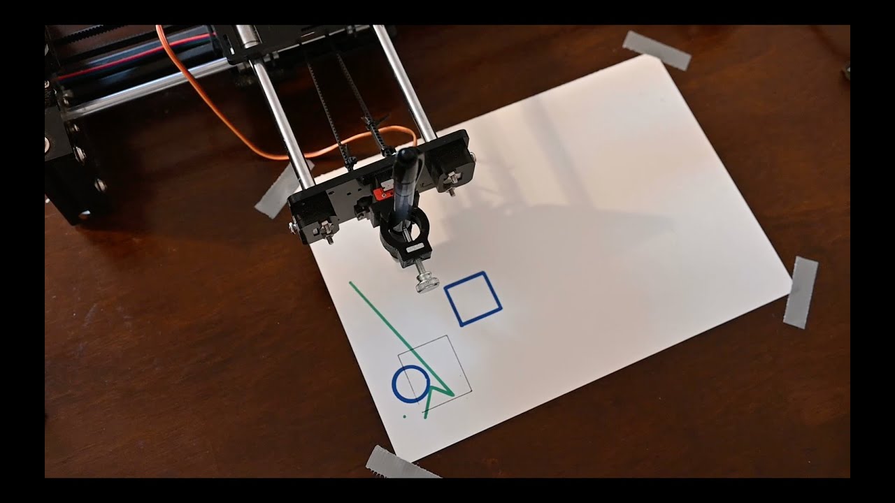 Gcode2dplotterart Python Library Quickstart 2d Youtube