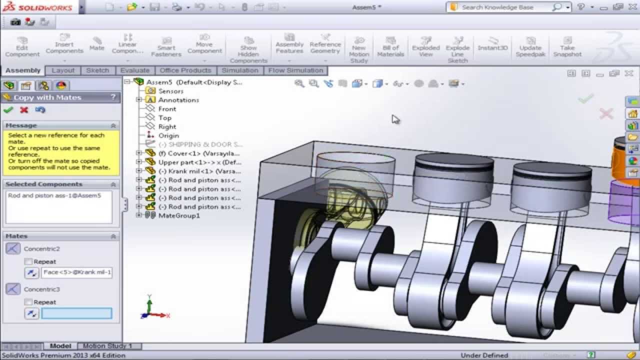 Solidworks Linear Motion Study Tutorial At Jimmy Burt Blog