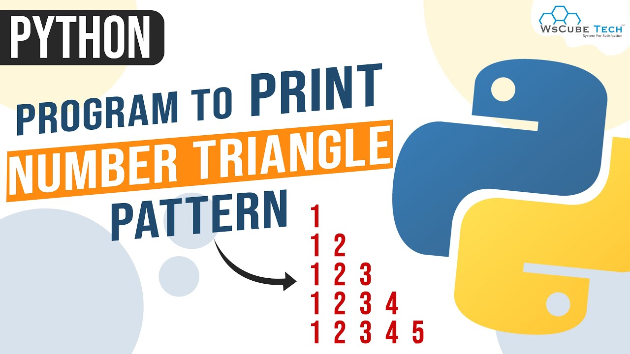Python Program To Print Floyd S Triangle Printing Numbers In Right
