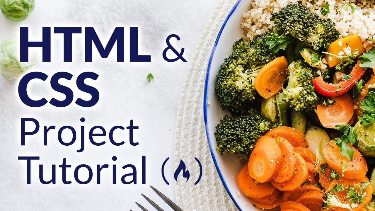 Html Css Project Tutorial Build A Recipes Website Youtube