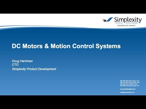 Motion Control Systems Dc Motors On Demand Webinar Simplexity