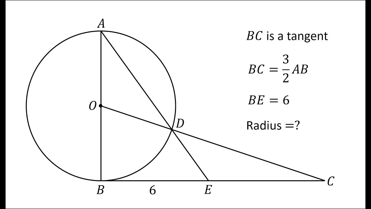 An Awesome Geometry Problem Geometry 20 Youtube