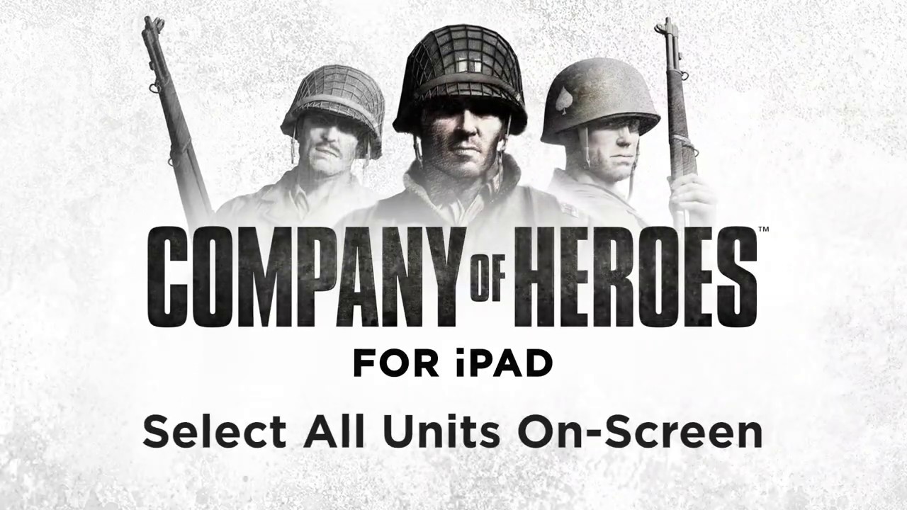 How To Play Company Of Heroes On Ipad Select All Units Youtube