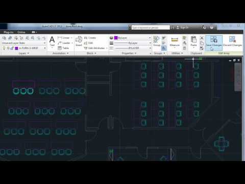 Autocad Lt 2012 Rectangular Arrays Youtube