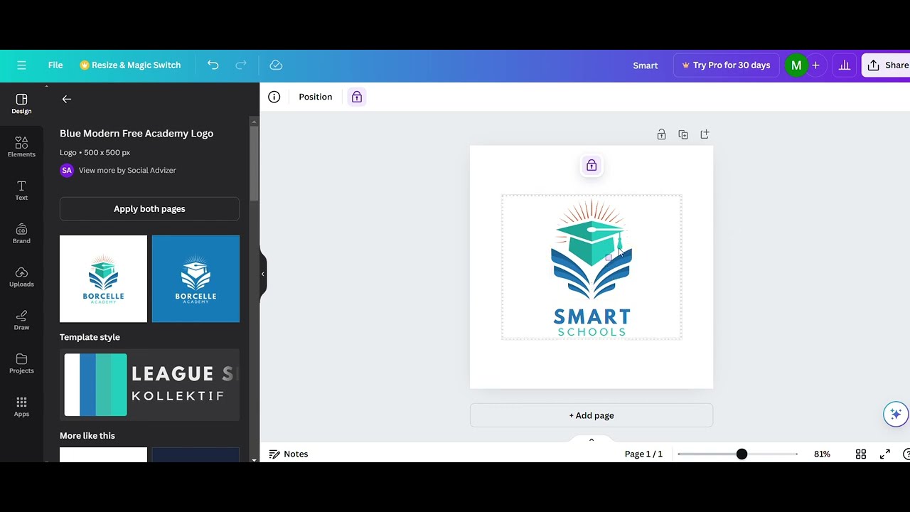 Creating Logo With Canva Youtube