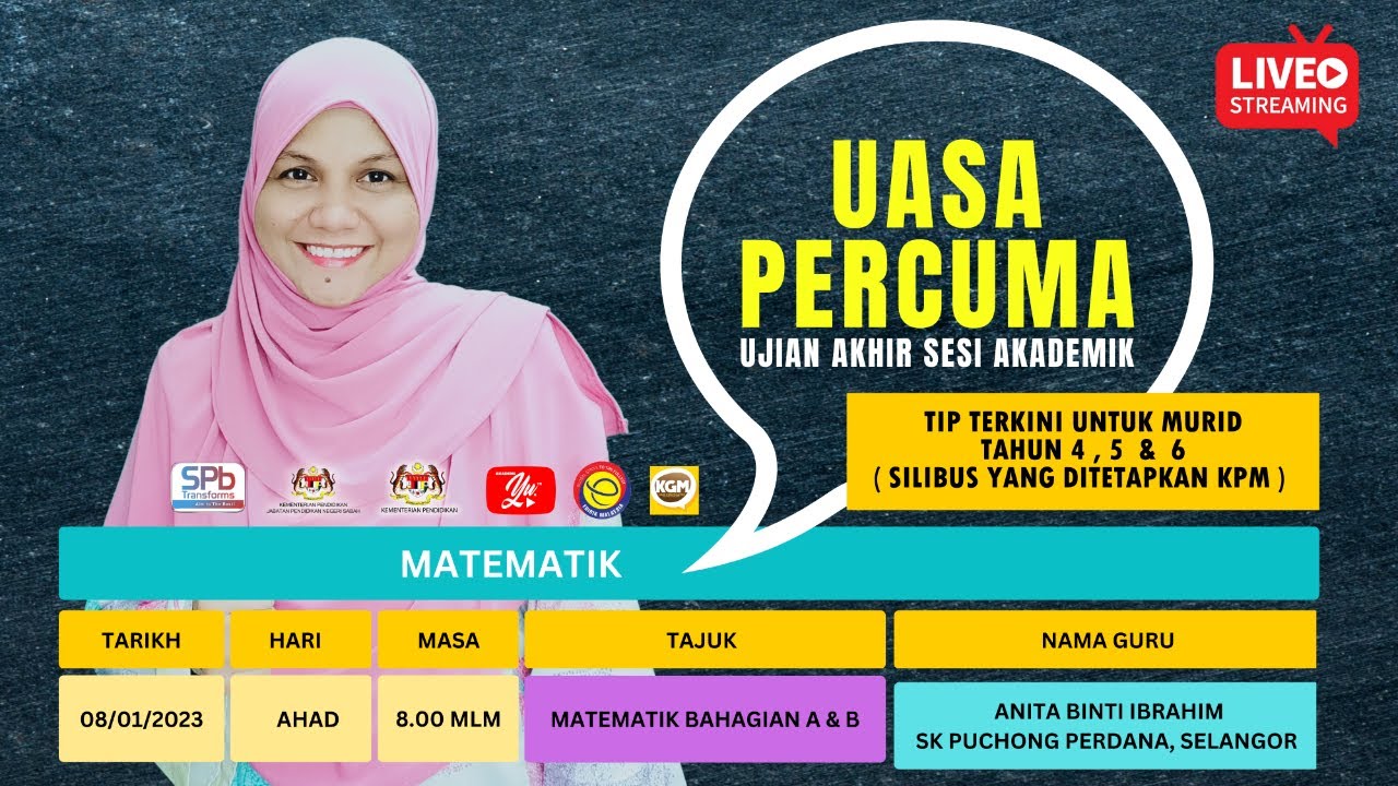 рџ ґ Live Skor Cemerlang Uasa Sekolah Rendah Anjuran Akademi Youtuber
