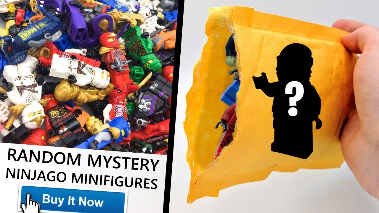 Huge Lego Mystery Box Of 50 Rare Ninjago Minifigures 51 Off