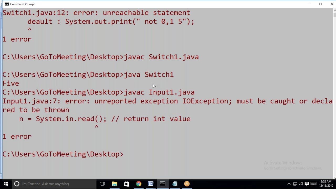 Java Input Statement Youtube