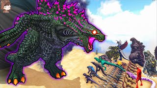 New Evolved Shin Godzilla Vs Modded Dinosaurs Kaiju Ark Mod Battle ...