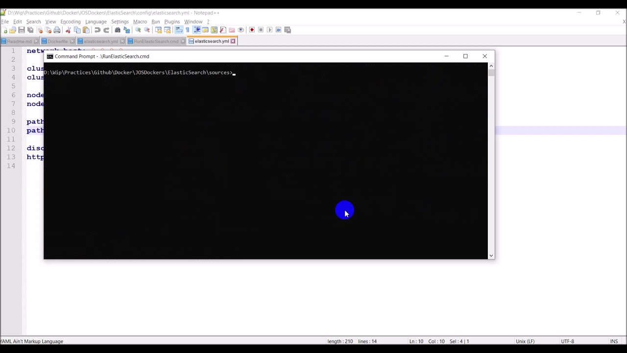 Docker Build Elasticsearch Image Under Windows Server Core Youtube