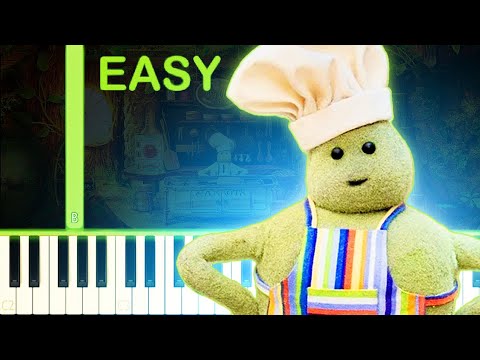The Tiny Chef Show Theme Easy Piano Tutorial Youtube