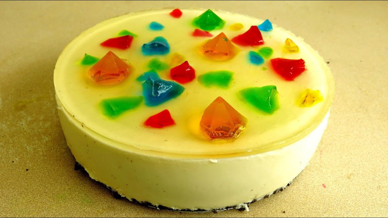 Rainbow Gummy Diamond Cheesecake Recipe Chronicle