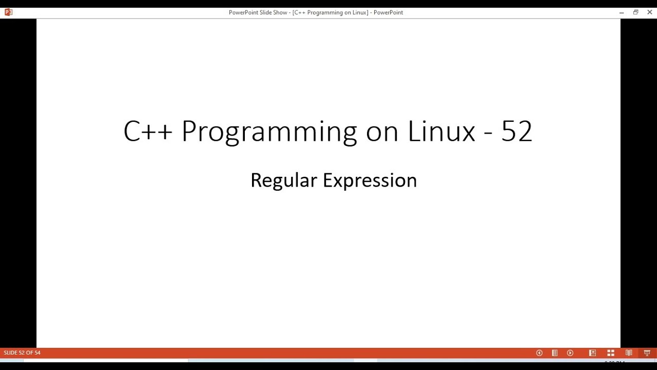 C Programming On Linux Regular Expression Boost Library Youtube