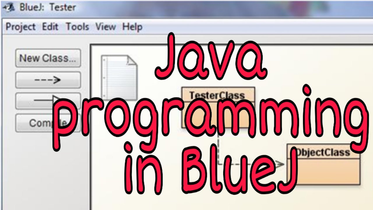 How To Run A Java Programming In Bluej Computer Applications Java