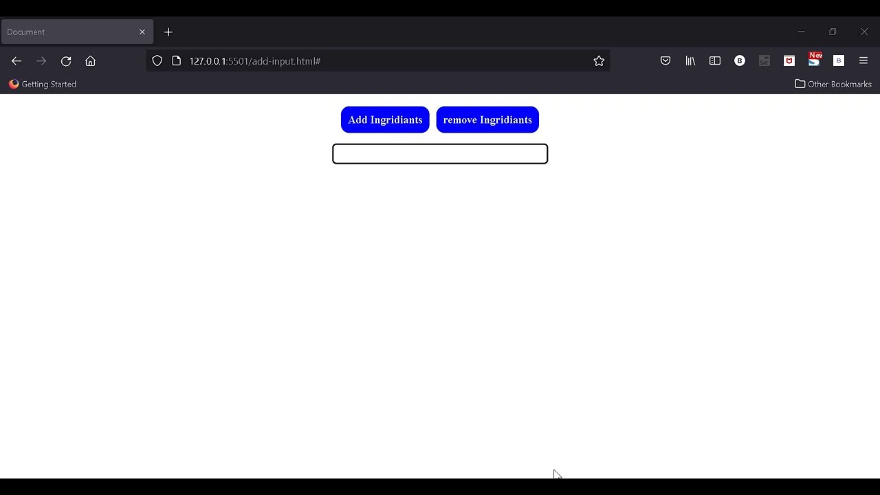 How To Add Remove Input Fields Javascript Youtube
