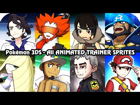 Pokémon 3ds Games Every Important Trainer Models Animations Youtube