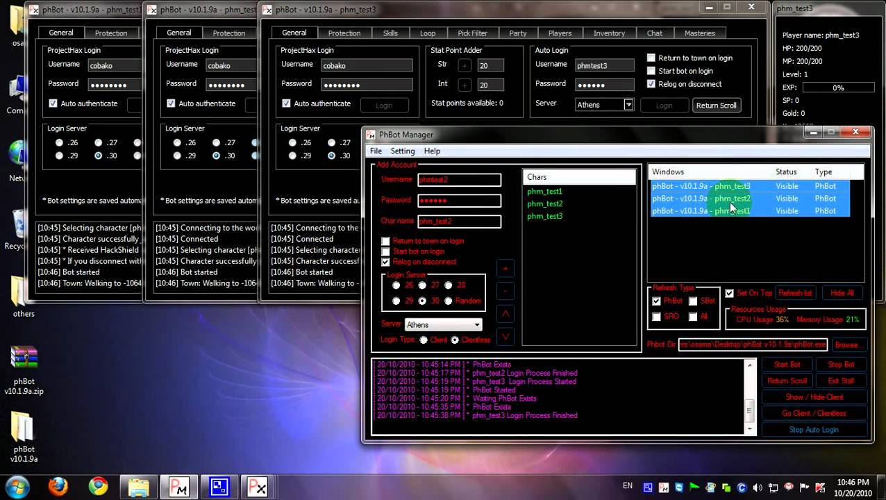 Phbot Manager Youtube