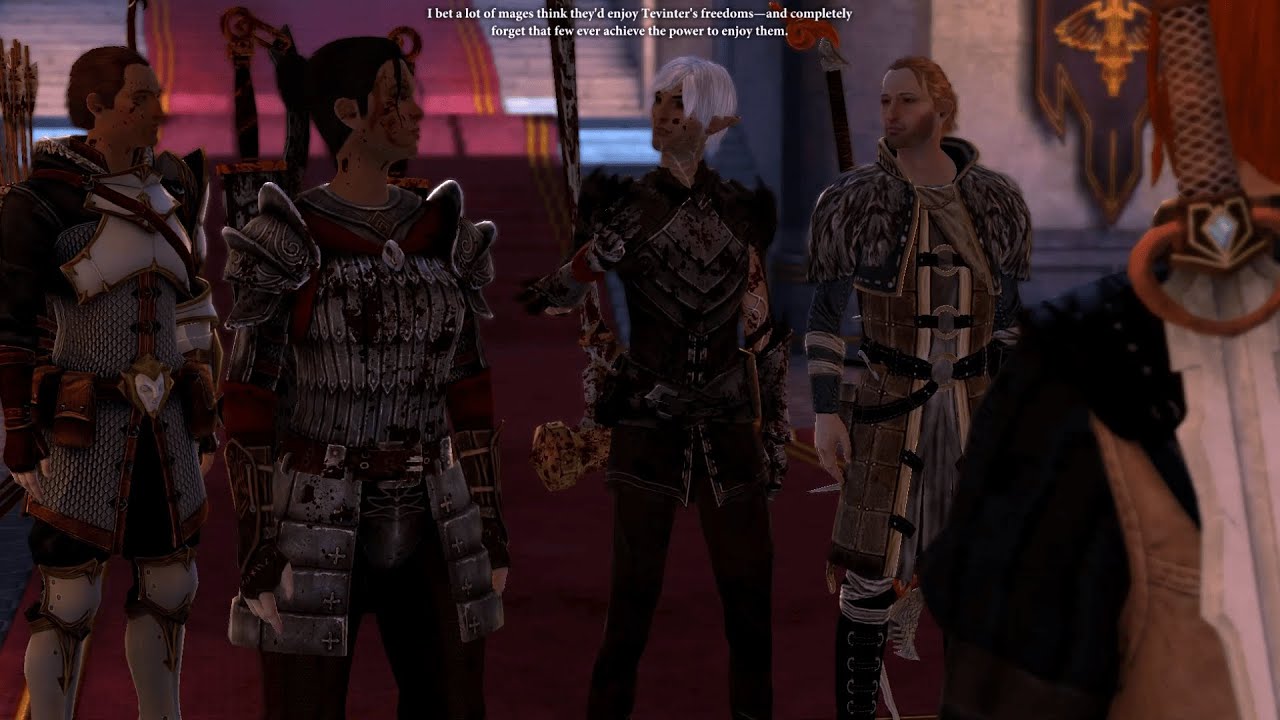 Mage With A Brain Fenris And Anders Banter With Sister Nightingale